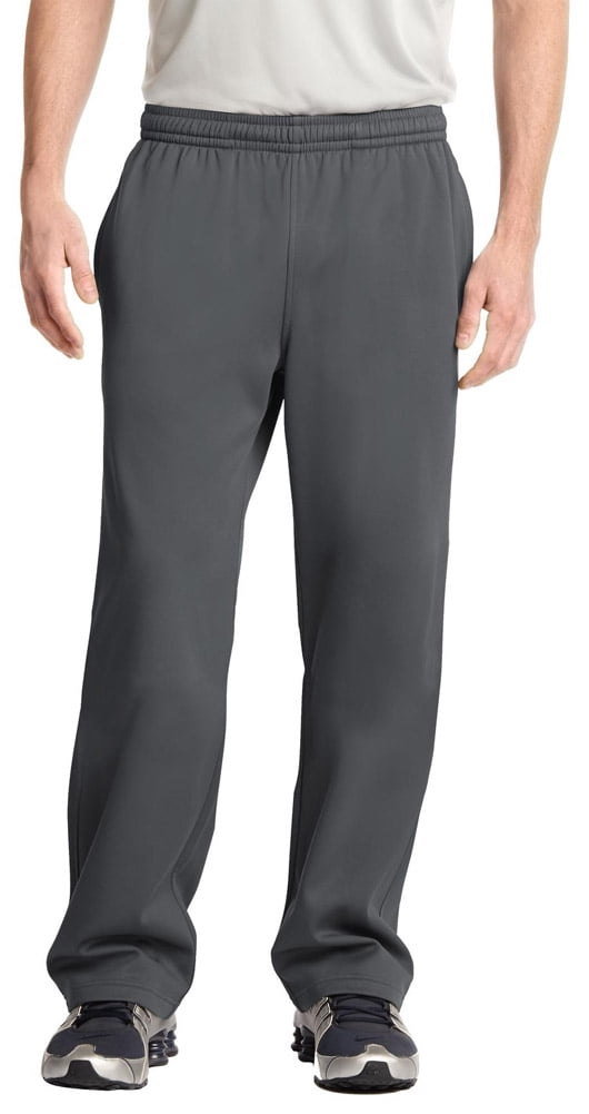 Sport-Tek ST237 Mens Sport-Wick Fleece Pant - Dark Smoke Grey - 4X ...