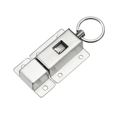 3-inch Length Spring Loaded Security Door Lock Latch Bolt Hasp Stapler ...