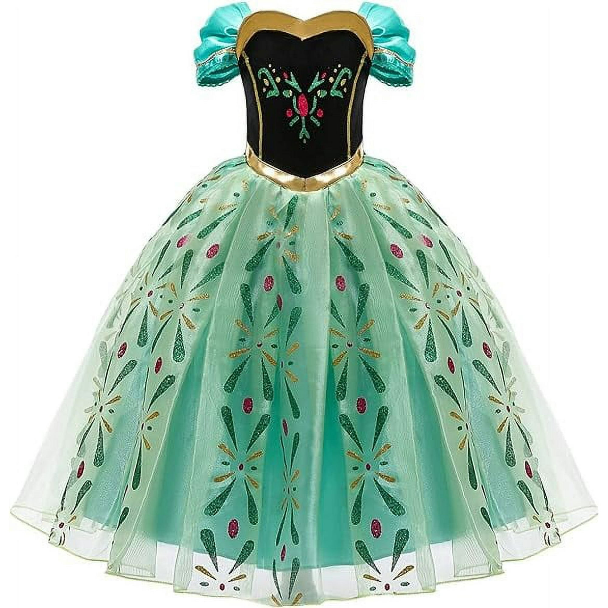 Click here for Aiparty Anna Frozen Princess Dress Snow Queen Cost... prices