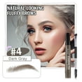 2 Pack Natural flu Brow Eyebrow Pen, 3D Eyebrow Makeup, Long-Lasting ...