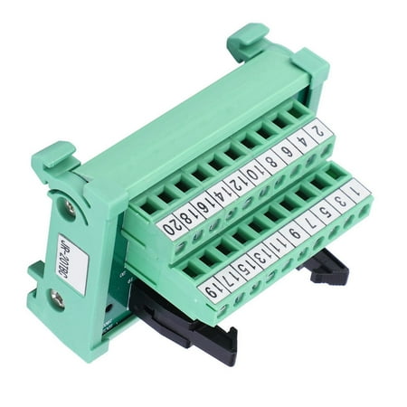 Terminal Block Connector, 35mm / 1.4in Electrical Terminal Bloc ...