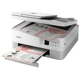 Canon PIXMA TR7020a Wireless Inkjet All-in-One Printer - White - Walmart.com