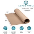 LotusFoam, 44x85-inch Large 3mm High Density EVA Foam Sheet, 35 Colors ...