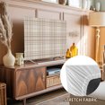 Buffalo Plaid TV Cover for 43 Inch Screen,Stretch Fabric Dustproof TV ...