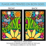 Toland Home Garden Groovy Spring Spring Flag Double Sided 12x18 Inch ...