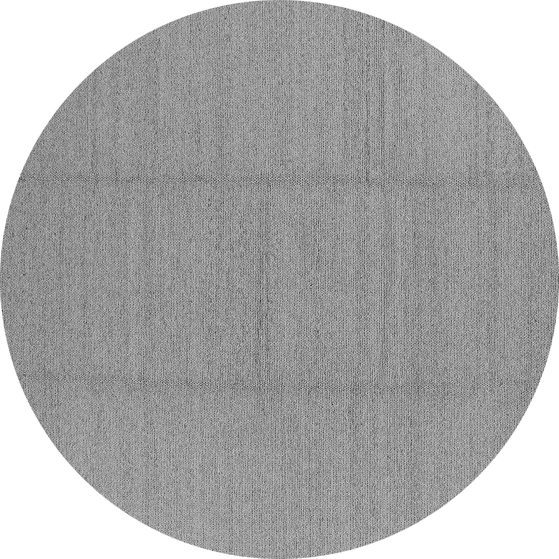 Ahgly Company Indoor Round Solid Gray Modern Area Rugs, 5' Round ...