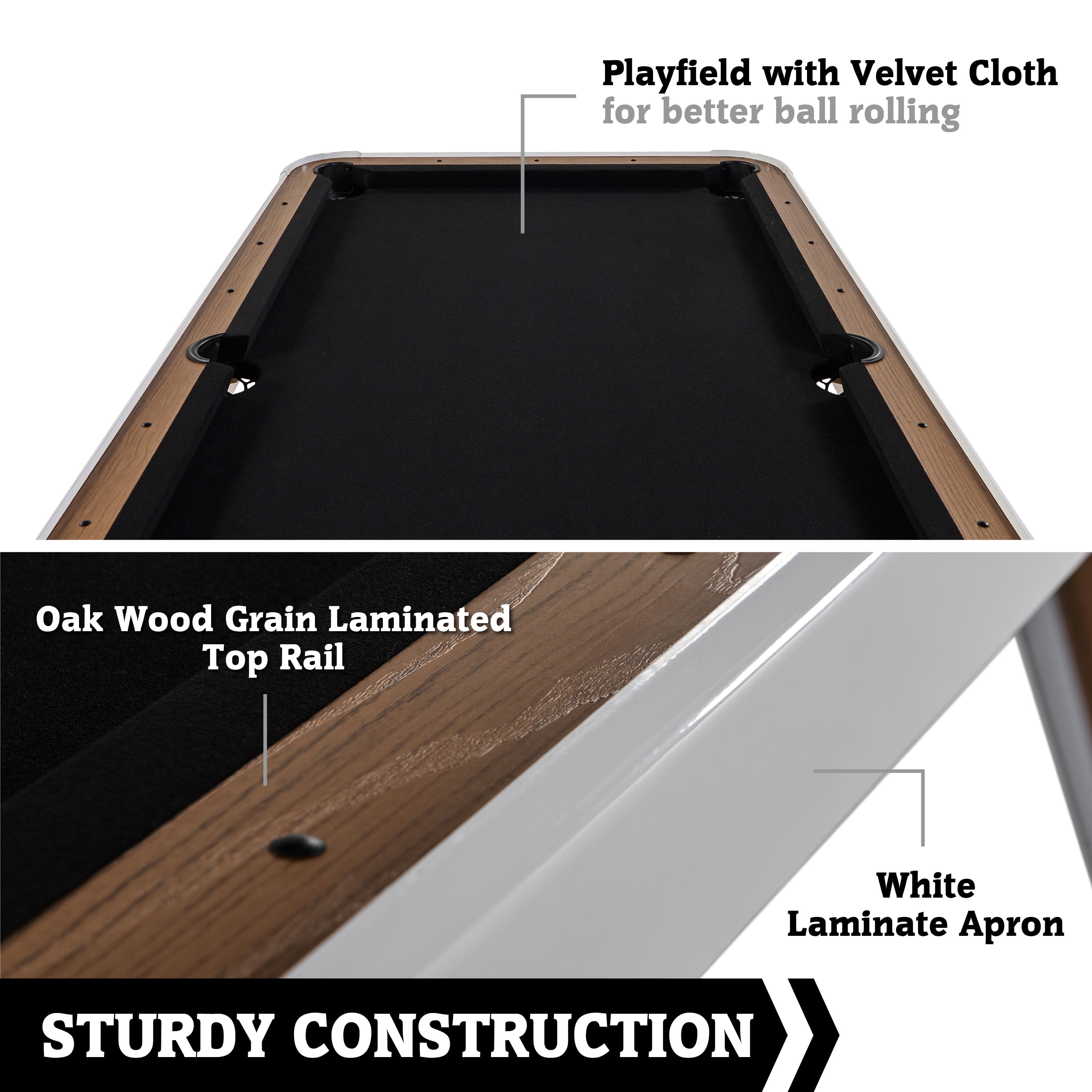 White Pool Tables