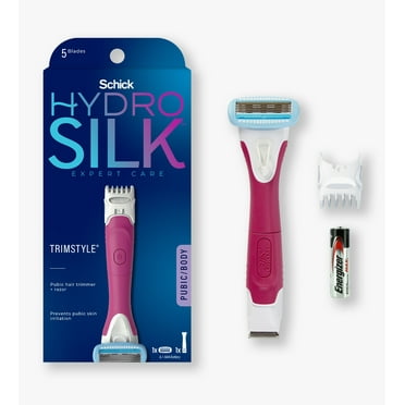 Schick Hydro Silk Sensitive Comfort Shaving Ladies Shaver, 5-Blade ...