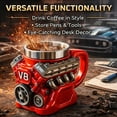 2 Pack Upgrade Personalized V8 Engine Coffee Mug with Spoon, 11 Oz ...