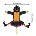 DVKOVI Solar Witch Decorations, Large Crashing Witch into Tree Outdoor ...