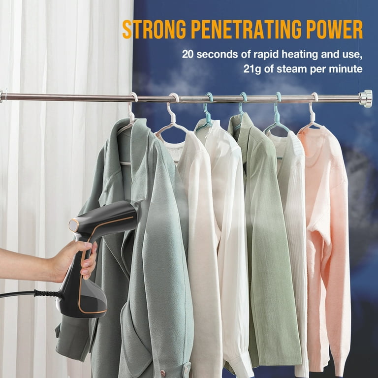 Zokez Steamer For Clothes Hangs In Closet Clothes Steamer For Travel ...