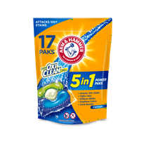 Arm & Hammer plus OxiClean 5-in-1 Power Paks, 17 Count (Packaging may vary) - Walmart.com