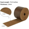 2 Inch Wide Leather Strap, Full Grain Oil Tanned, 2mm Thick x 72.5 Inch ...