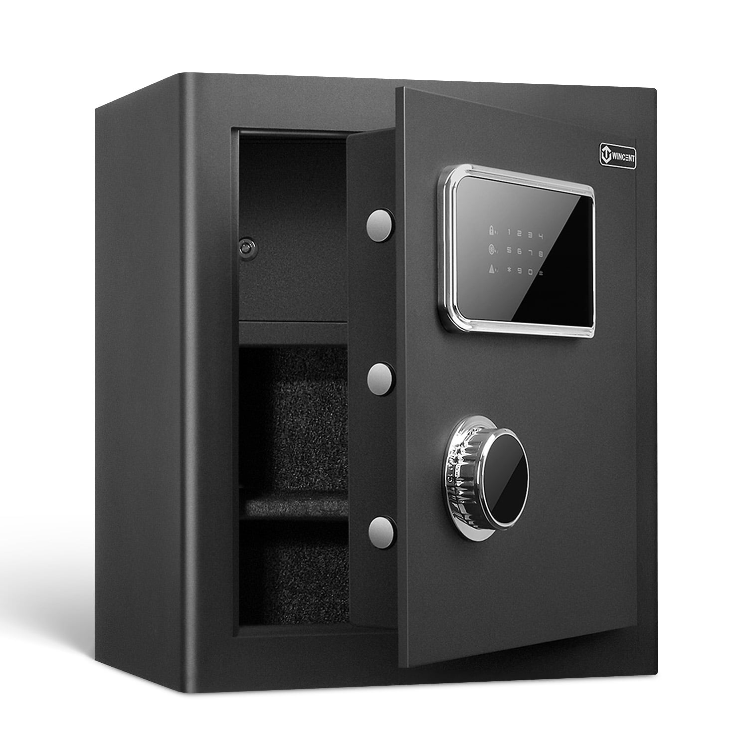 Buy WINCENT Secure Deluxe Home Security Safe with Dual Digital Keypad ...
