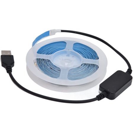 Motion Sensor LED Light Strip Bed Stairs Wardrobe Lamp Tape Warm White ...