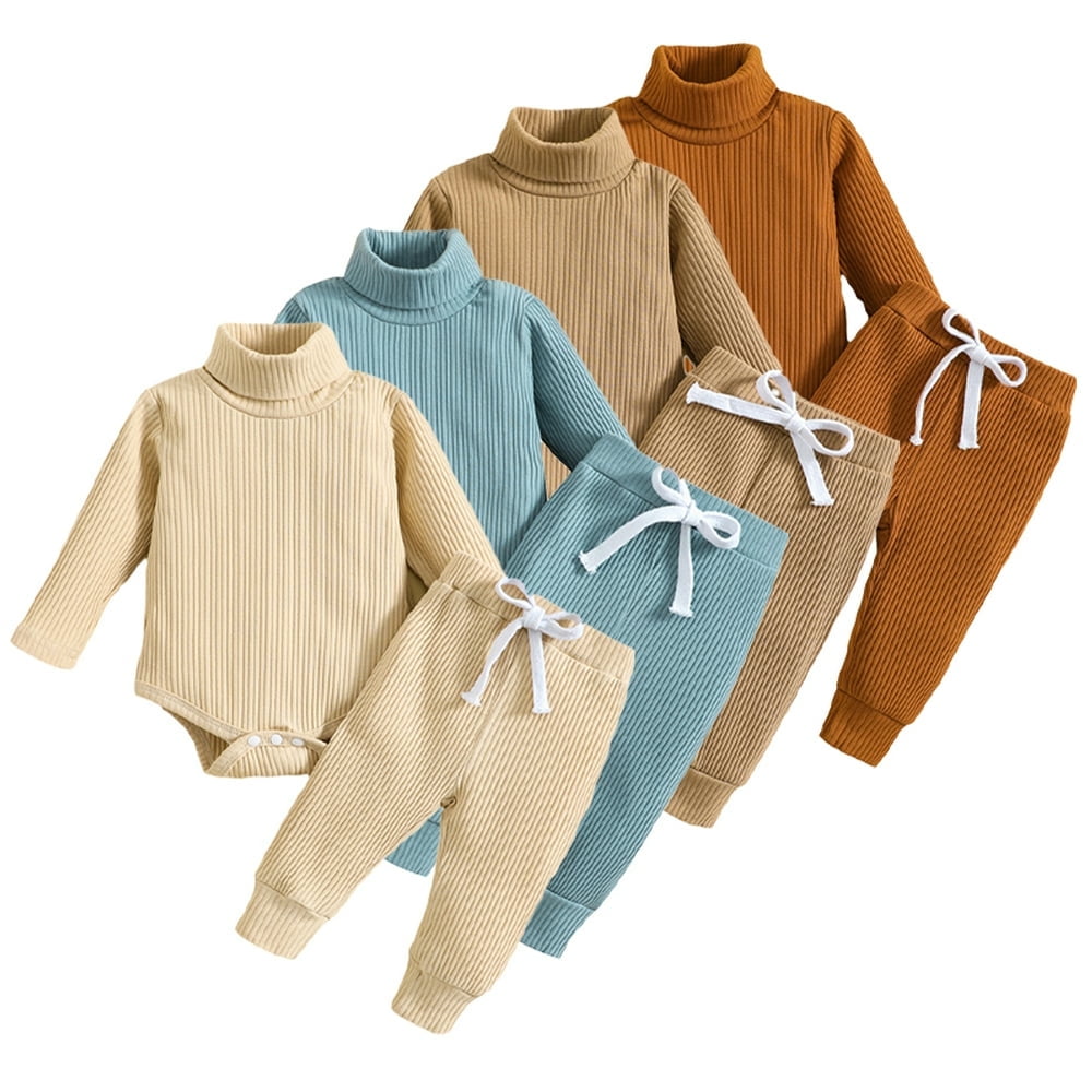 Click here for Generic 2pcs Infant Boys Girls Turtleneck Bodysuit... prices