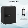 20 Key Storage Lock Box with Code, Key Cabinet Organizer Wall Mount ...