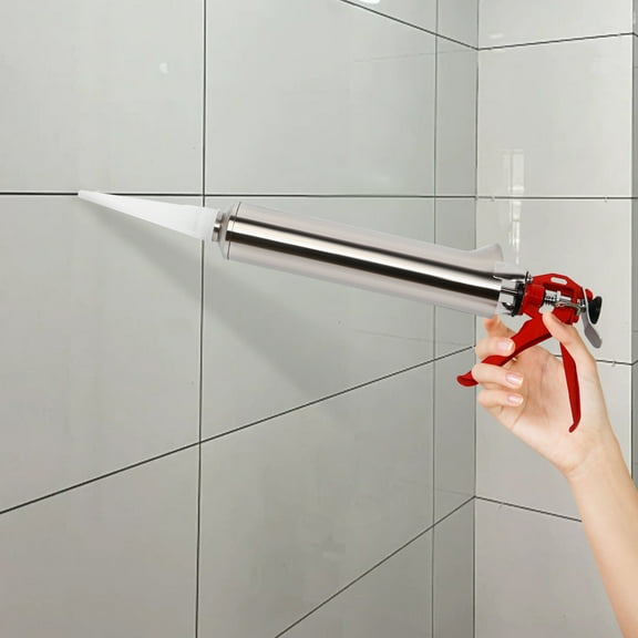 Mortar Grouting Gun Brick Pointing Tile Cement Applicator Tool w/ 2 ...