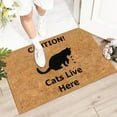 Area Rugs,Cat Vomit Sign Doormat Dog Vomit Sign Welcome Doormat Cat ...