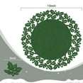 4PACK Round Felt Placemats Heat Resistant Non-Slip Table Mats – Fun ...