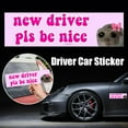 1-20 pcs Nice Driver Pls Be Nice Car Sticker,BumperSticker & Magent ...