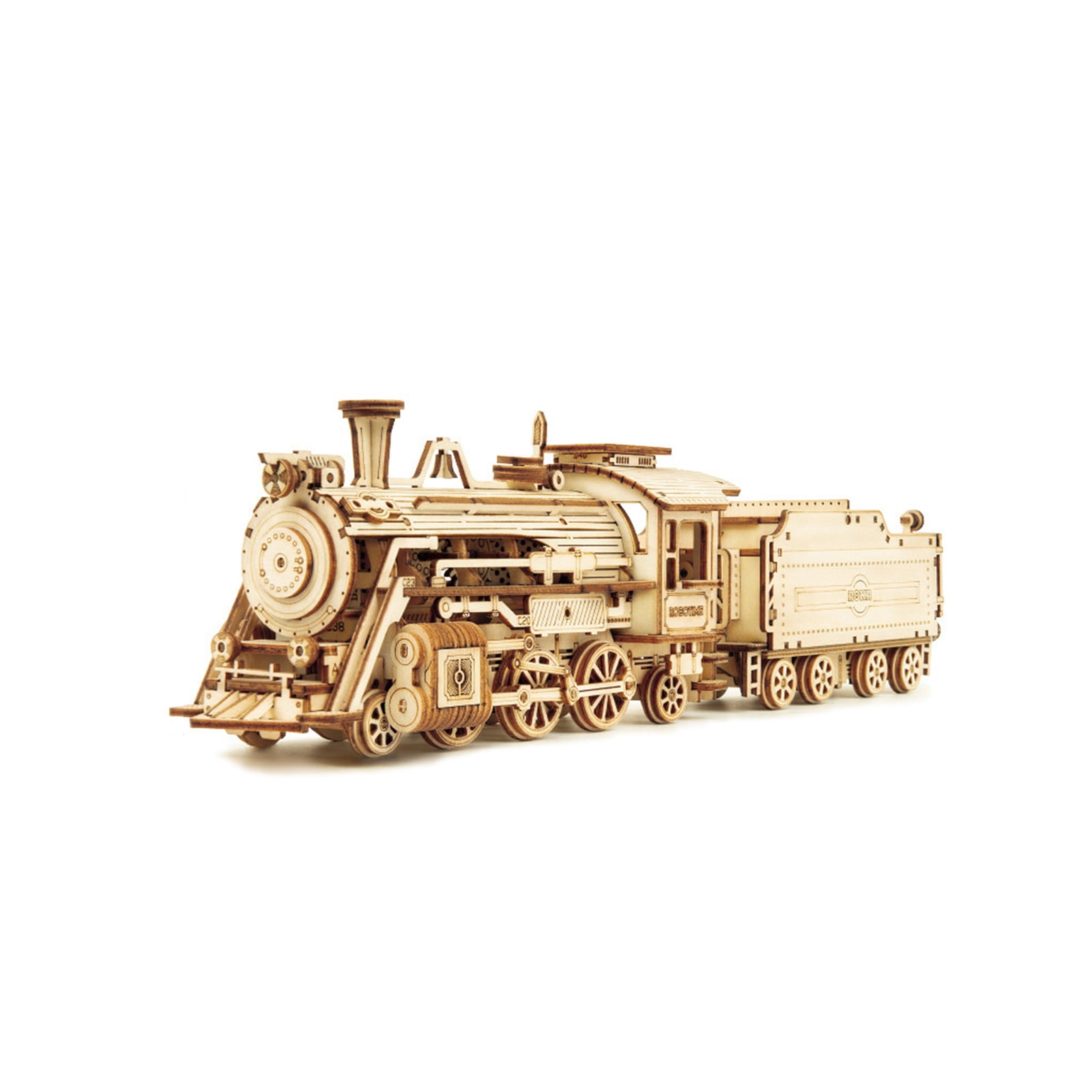 3D Wooden Train Model Kits Adult Decompression Artifact Birthday Gifts ...