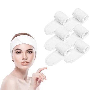 TISMOD Spa Headband and Wristband Set for Skincare Washing Face Terry ...