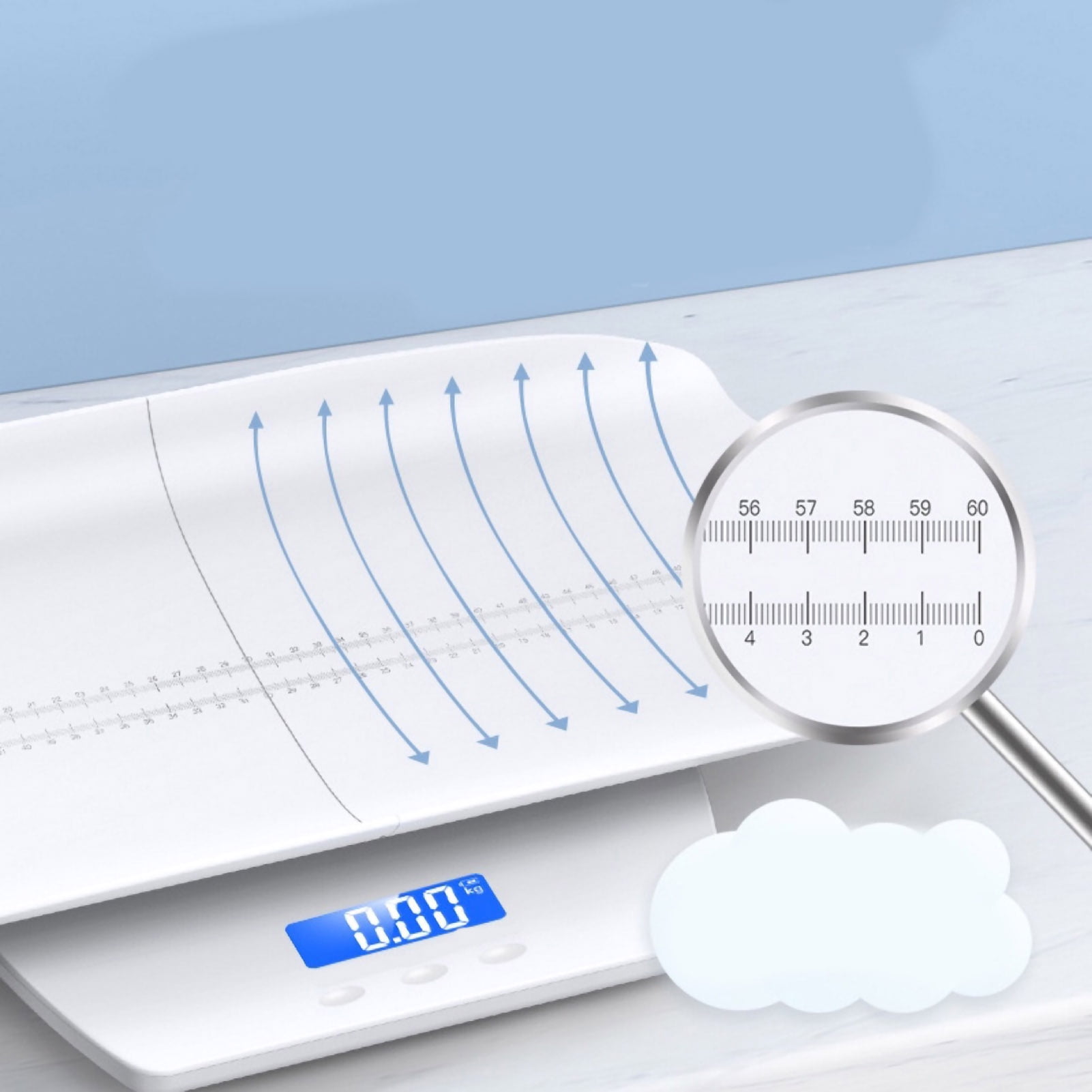 Báscula digital para bebés, Báscula digital para bebés Báscula ...