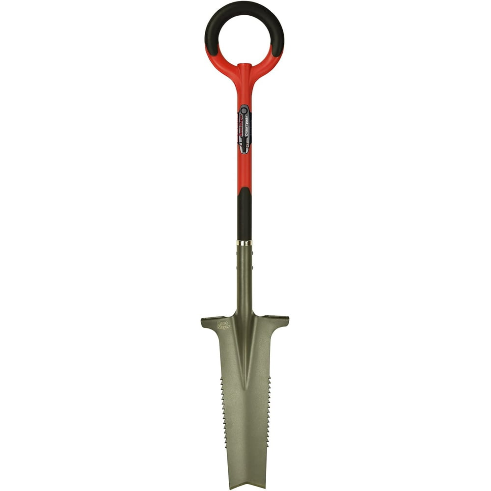 Radius Garden 22811 Root Slayer Drain Spade, Red - Walmart.com ...