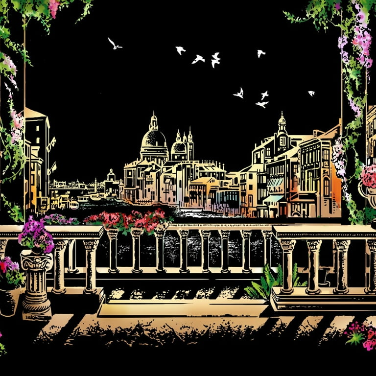 Scratchboard City