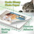 KOALA PAPER, Glossy Sticker Paper, 8.5x11, 20 Sheets, Inkjet + Laser ...
