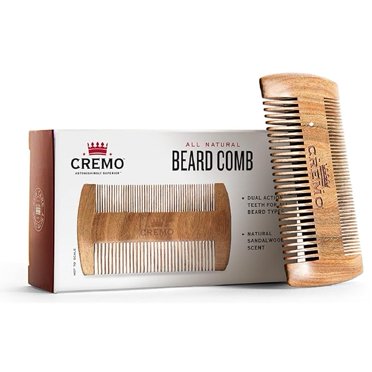 Cremo Beard Comb, Perfect for Styling Beard and Mustache of all Lengths ...