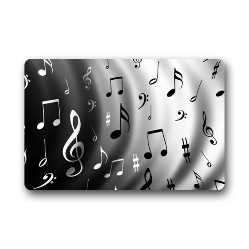 WinHome Musical Music Notes Doormat Floor Mats Rugs Outdoors/Indoor ...