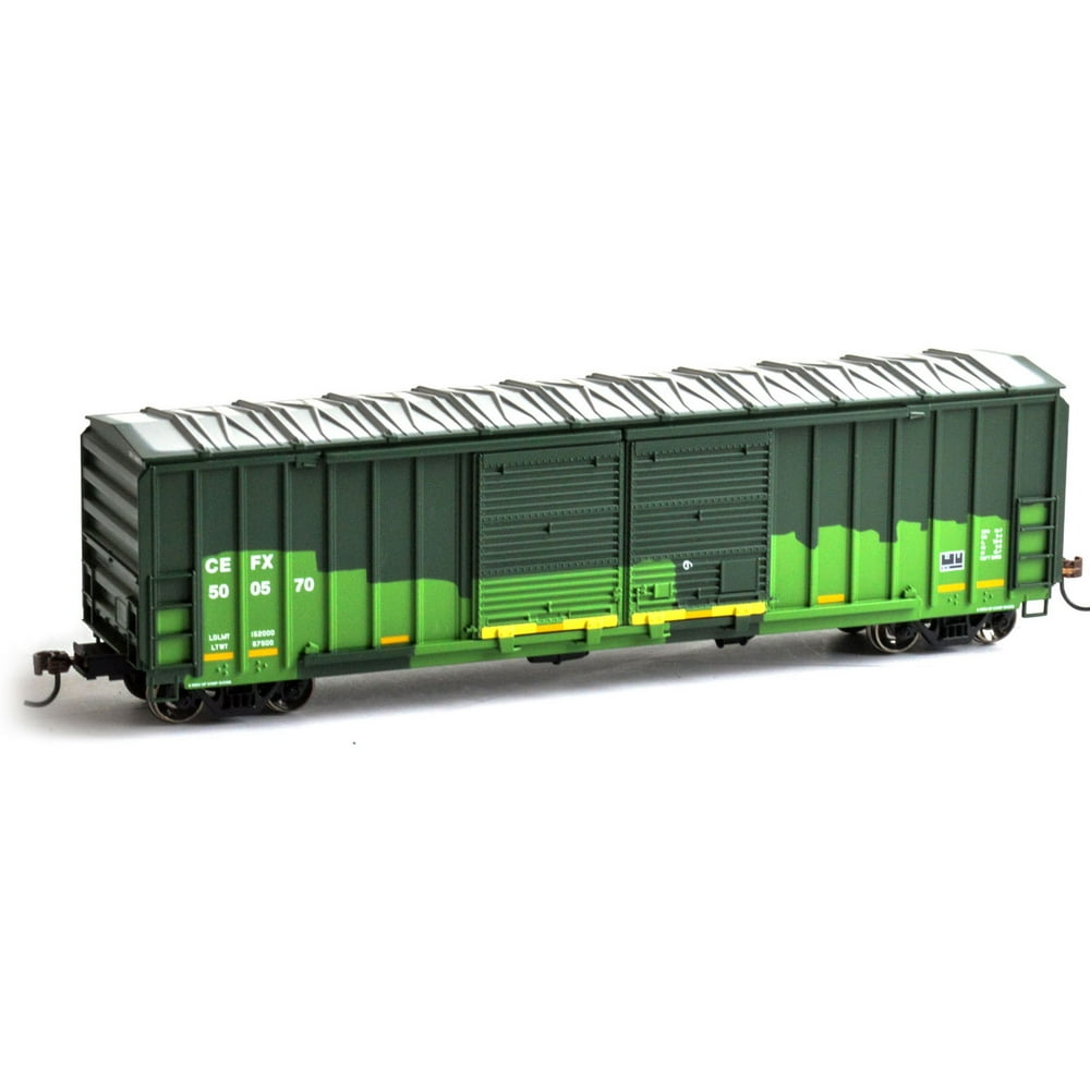 Athearn Roundhouse HO Scale 50ft FMC 5283 DD Box Car CEFX (Green ...