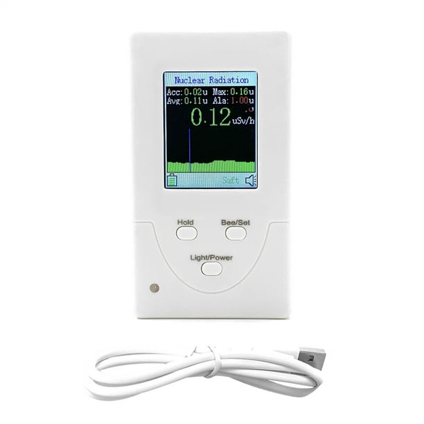 Dosímetro de radiación multifunción portátil de mano Contador Geiger Detector de radiación ...