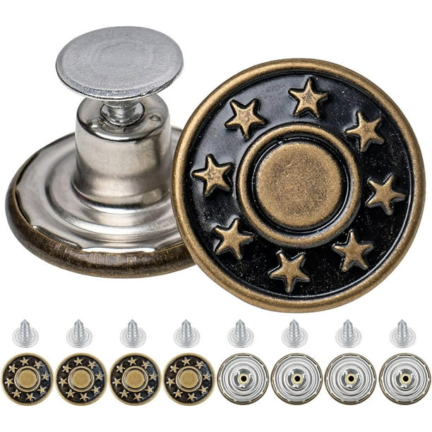 Pants Buttons Replacement, Metal Pants Button, Jeans Repair, Jeans ...