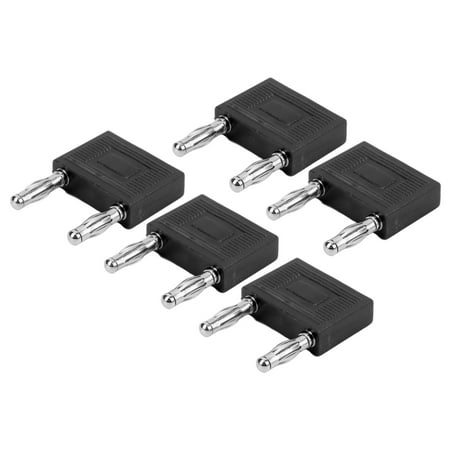 Copper Dual Banana Plug,5PCS Double Row Banana Double Row Banana Plug ...