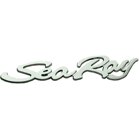 2pcs Sea Ray Searay Script Emblem 3D Badge Letters Nameplate Self ...