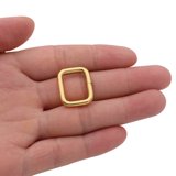 Fenggtonqii Metal Rectangle Ring Buckles Square Strap Webbing Belt ...