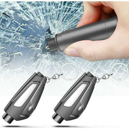 2 Pieces Safety Key Rings for Breaking Windows and Cutting Seat Belts ...
