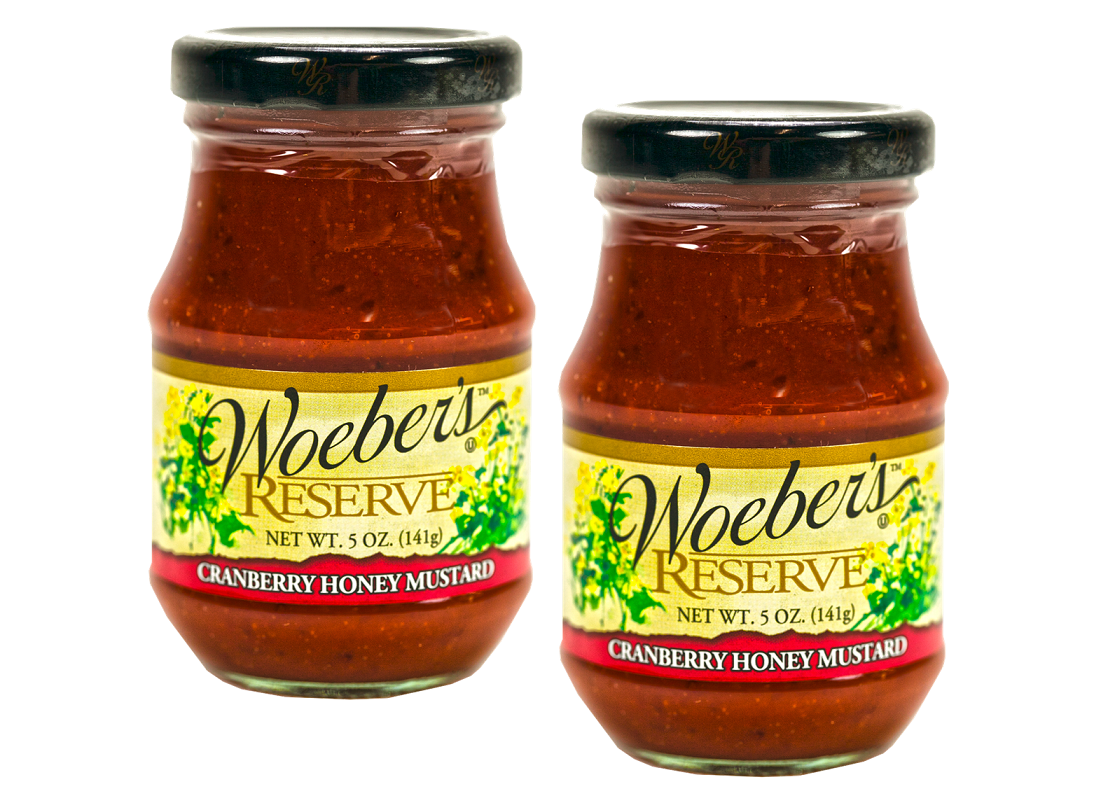 Woeber's Reserve Cranberry Honey Mustard, 2-Pack 5 oz. Jars - Walmart.com