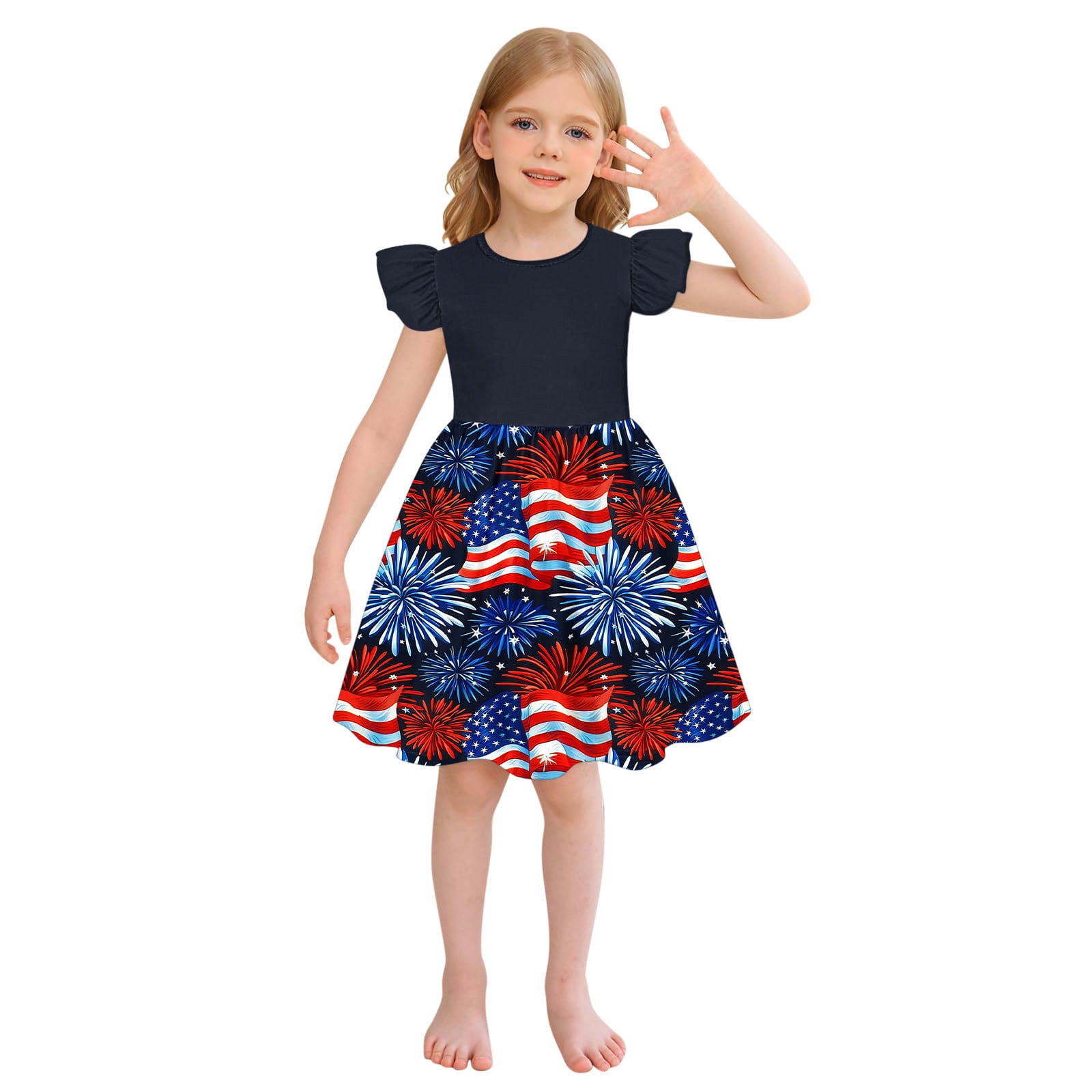 Click here for Lmkihusa Little Girls 4th Of July Dress Stars And... prices