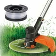 4PCS Coils With Coil Lid For Black Decker Lawn Trimmer Trimmer Thread ...