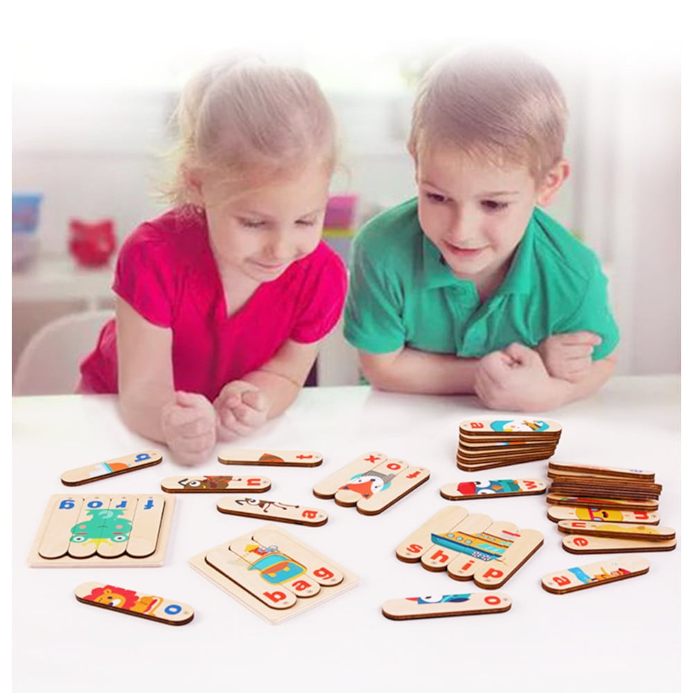 Click here for Ifit Montessori Wooden Word Spelling Puzzle  Monte... prices