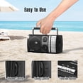 Leotec AM FM Radio Bluetooth Portable with Headphone Jack, Plug-in Wall ...