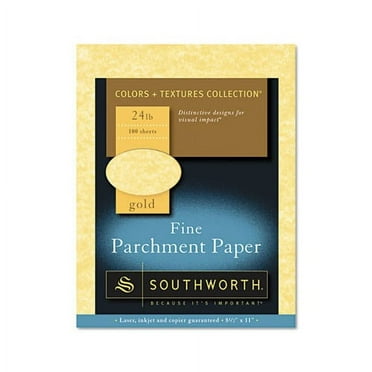 Southworth Office Printing Parchment Paper, 24 lb., for Certificates, 8 ...