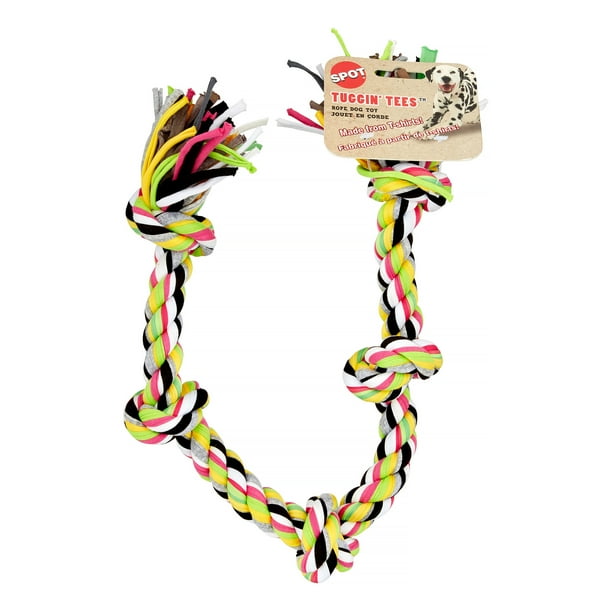 Ethical Pet Tuggin' Tees Rope Dog Toy, 25" - Walmart.com