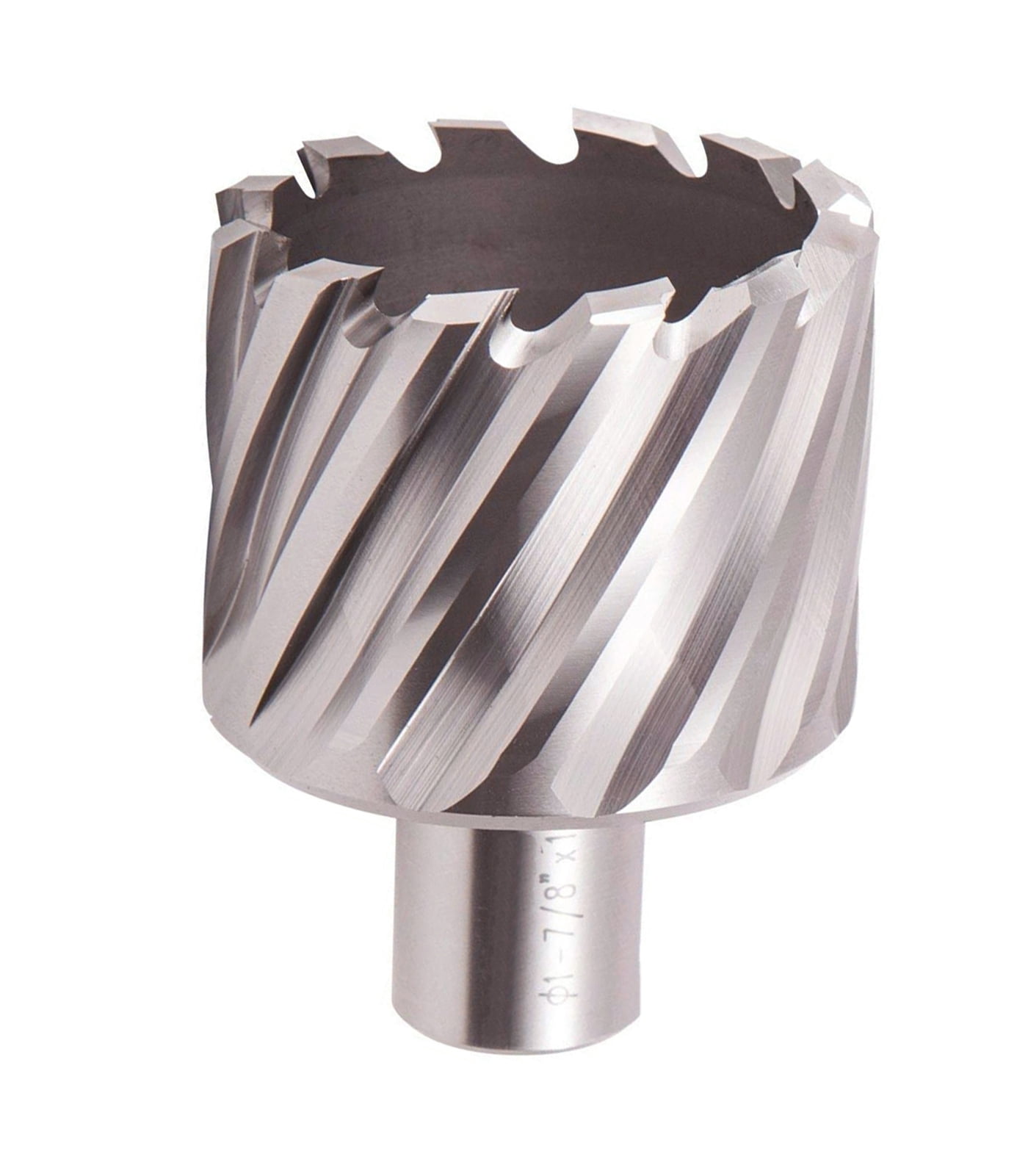 HSS Annular Cutter 1-7/8 in. x 1 in. Cutting Depth With Weldon Shank ...