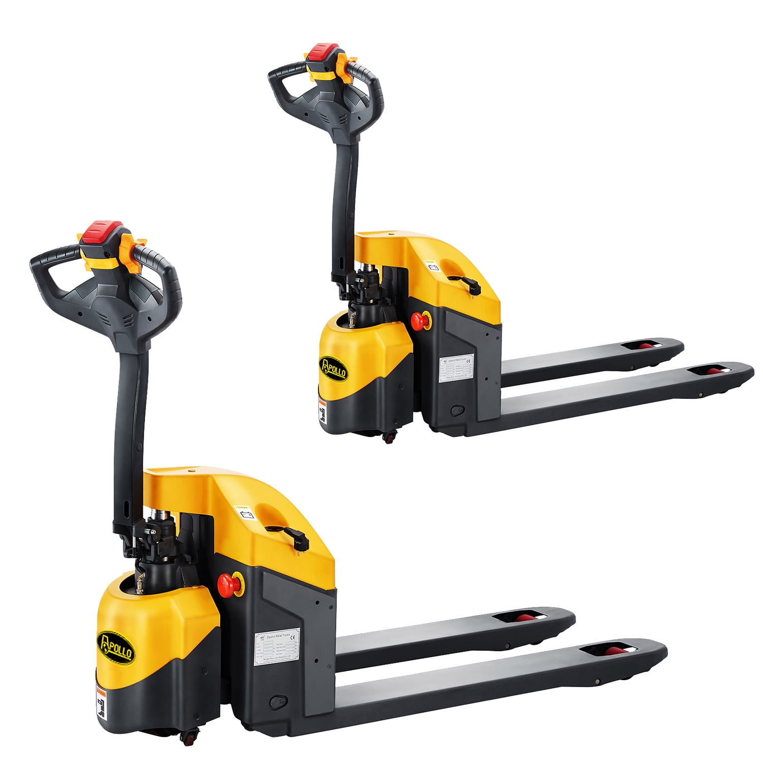 APOLLOLIFT 2PC 3300lb Electric Pallet Truck Mini Type Walkie Pallet ...