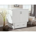 Nantucket Murphy Bed Chest Twin in White with Charging Station ...